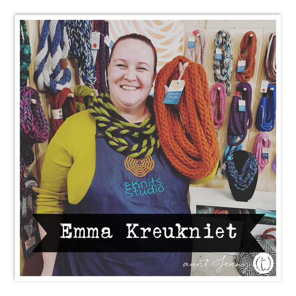 Eknits Studio Scarves - Emma Kreukniet's fabulous french knitting crea ...