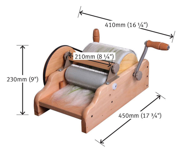 Ashford Drum Carder Super Fine - Aunt Jenny