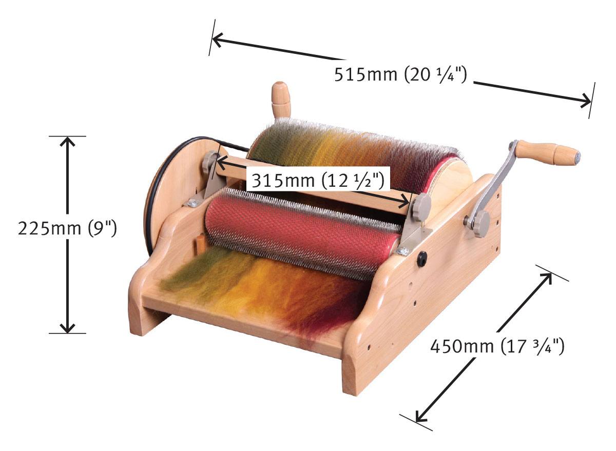 Ashford Drum Carder Wide - Aunt Jenny